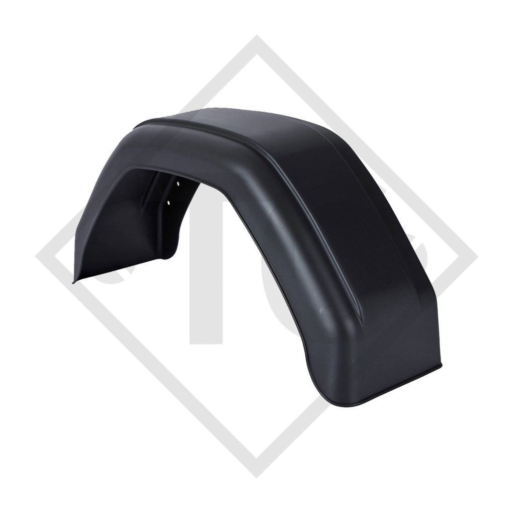 Mudguard, single axle trailer, plastic suitable for all common trailer ...