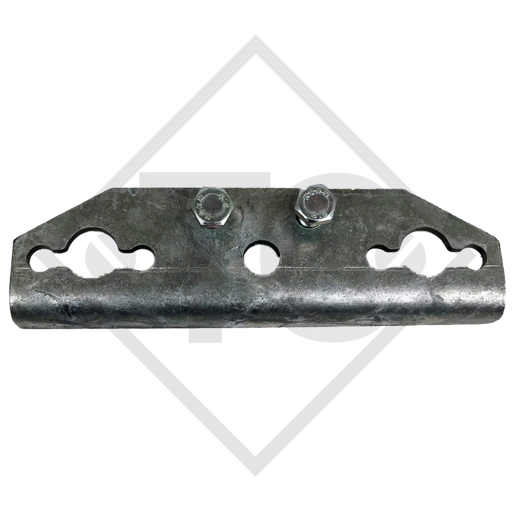 Tandem adapter bracket, bolt on, 606629 - Trailer Center Discount GmbH