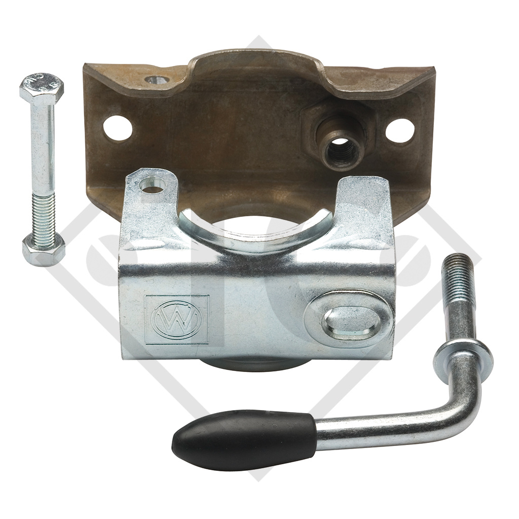 Clamp ø48mm round KLE 48-R, rigid T-bar, suitable for all trailer types ...