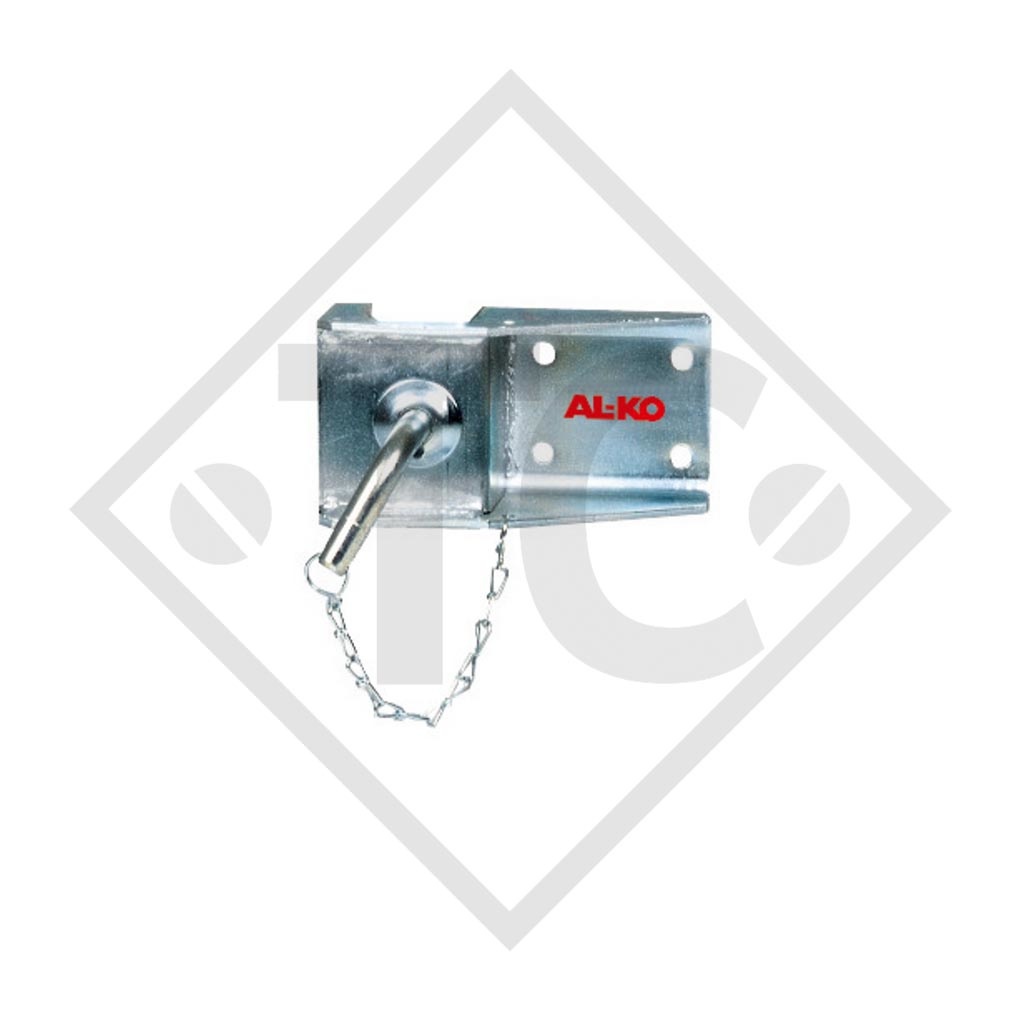 Clamp 50mm, rigid T-bar, mounted - Trailer Center Discount GmbH