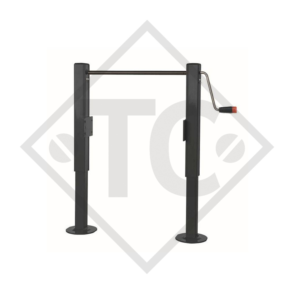 Steady leg with fix footplate, type DT 480/2 - Trailer Center Discount GmbH