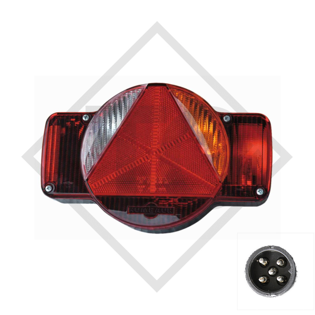 HUMBAUR Tail light (multifuncion light) incl. illuminants, right ...
