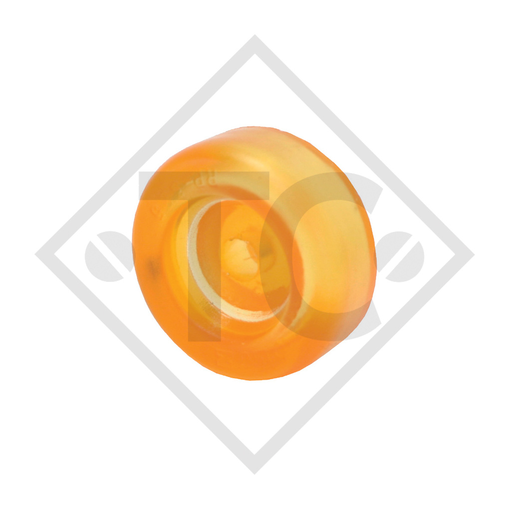 End cap type RP-325, yellow, Ø73,5x25,5mm - Trailer Center Discount GmbH