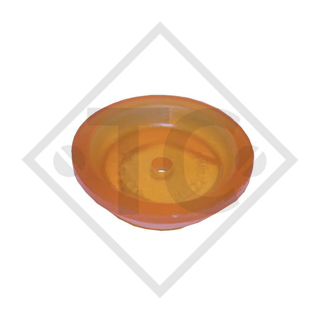 End caps type RP-435A, yellow, Ø105x27mm, (2 pieces) - Trailer Center ...
