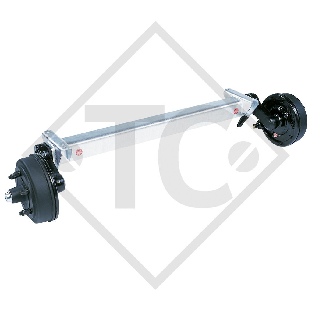 Braked axle 2100kg SWING axle type CS 2106, 46.37.373.113 - Trailer ...