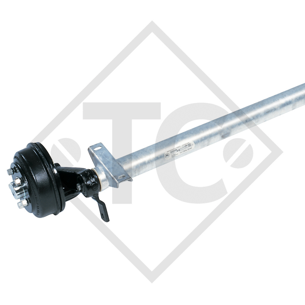 Achse gebremst 1350kg Achstyp CB 1355, 46.24.379.145 - Eriba - Trailer ...
