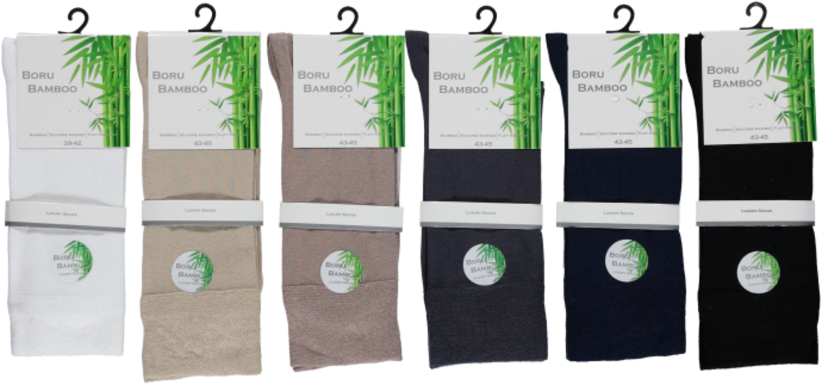 Boru Bamboo Sokken - Luxury Socks - Per paar - Socks-online.nl