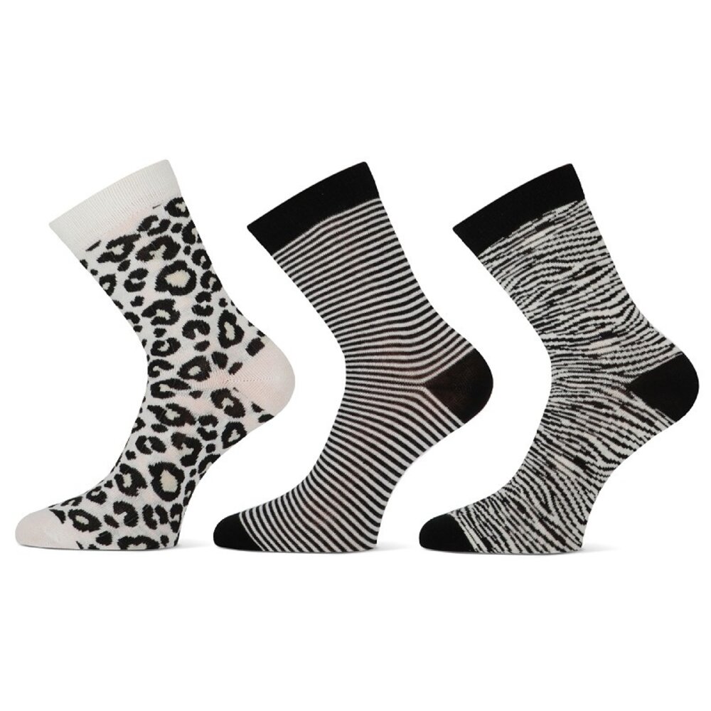 3-Paar Dames Sokken "Animals" - Socks-online.nl
