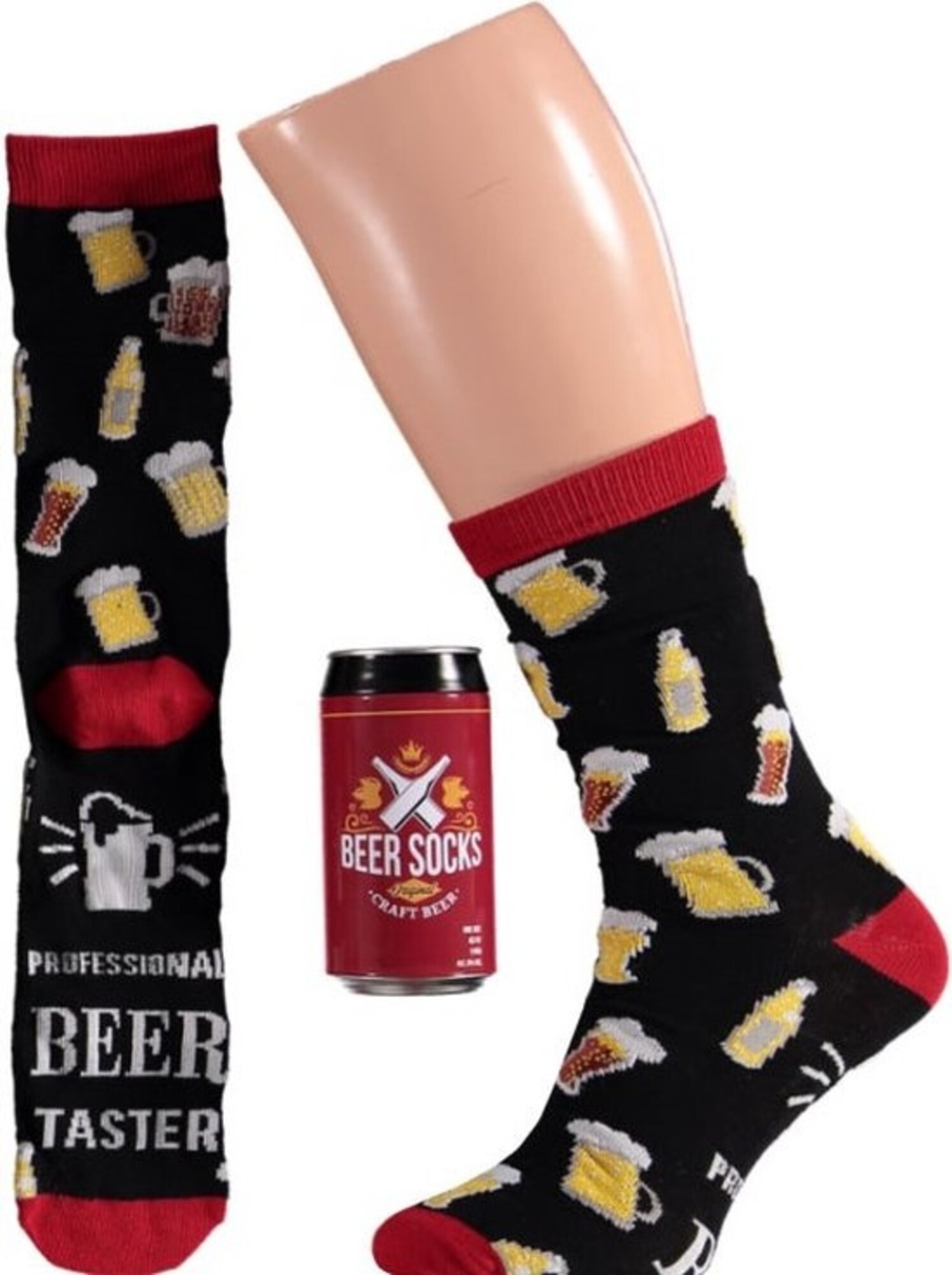 Spaarpot met Biersokken in 3 Kleuren - Socks-online.nl