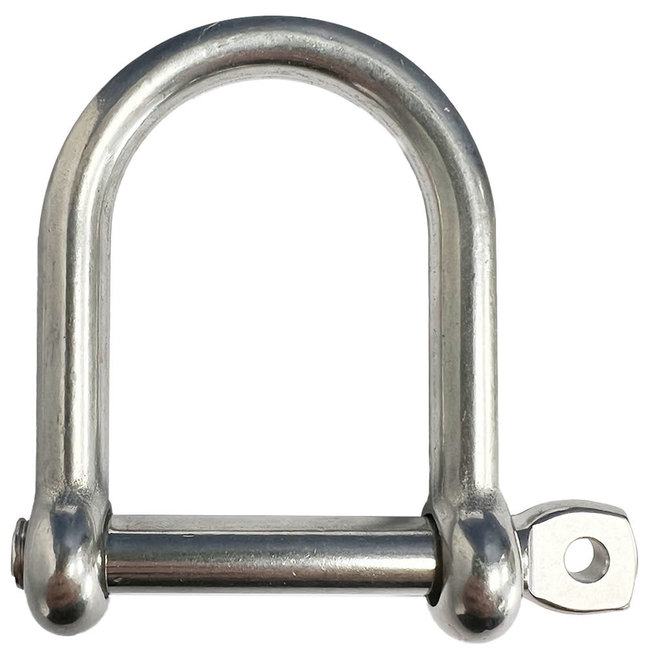 Stainless Steel Wide Jaw Shackle - Pirates Cave Chandlery