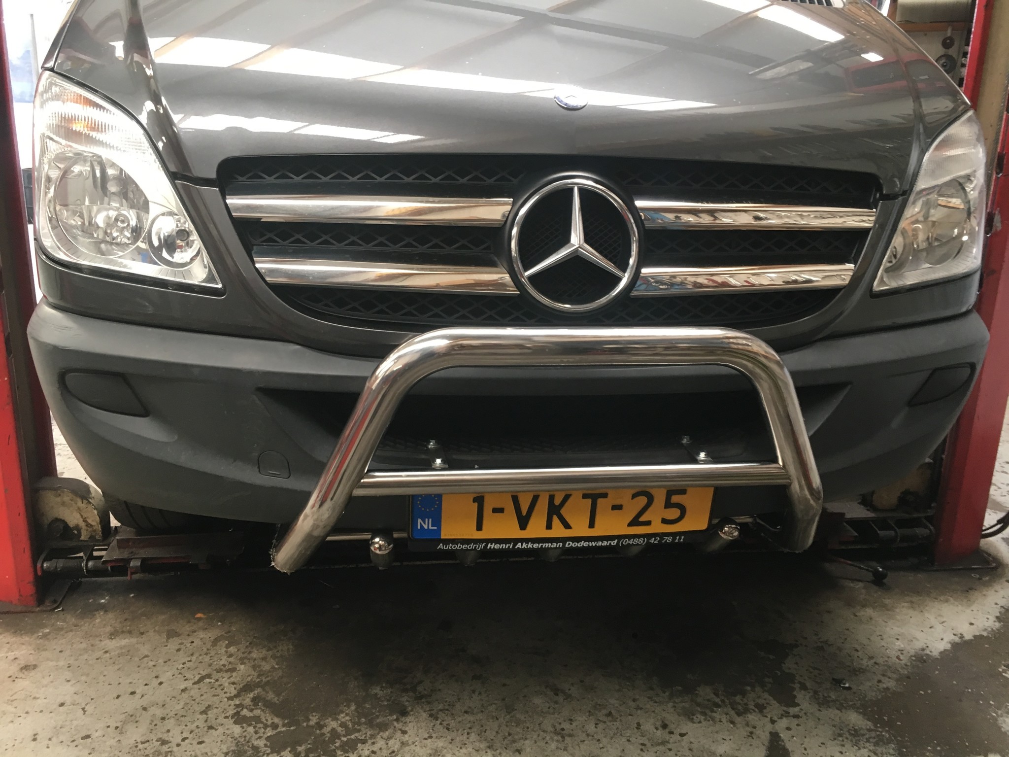 Mercedes-Benz Sprinter nieuw W906 vanaf 2006- Pushbar met ...