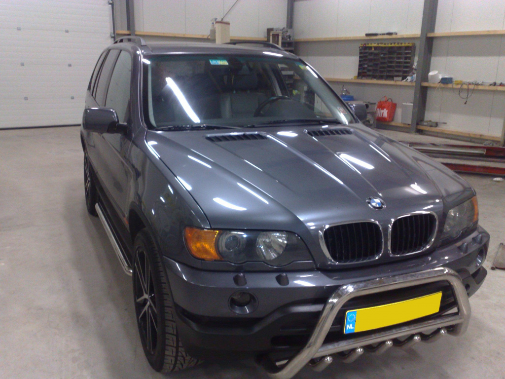 BMW X5 E53 Pushbar met carterbescherming Bullbar - Best-Carstyling