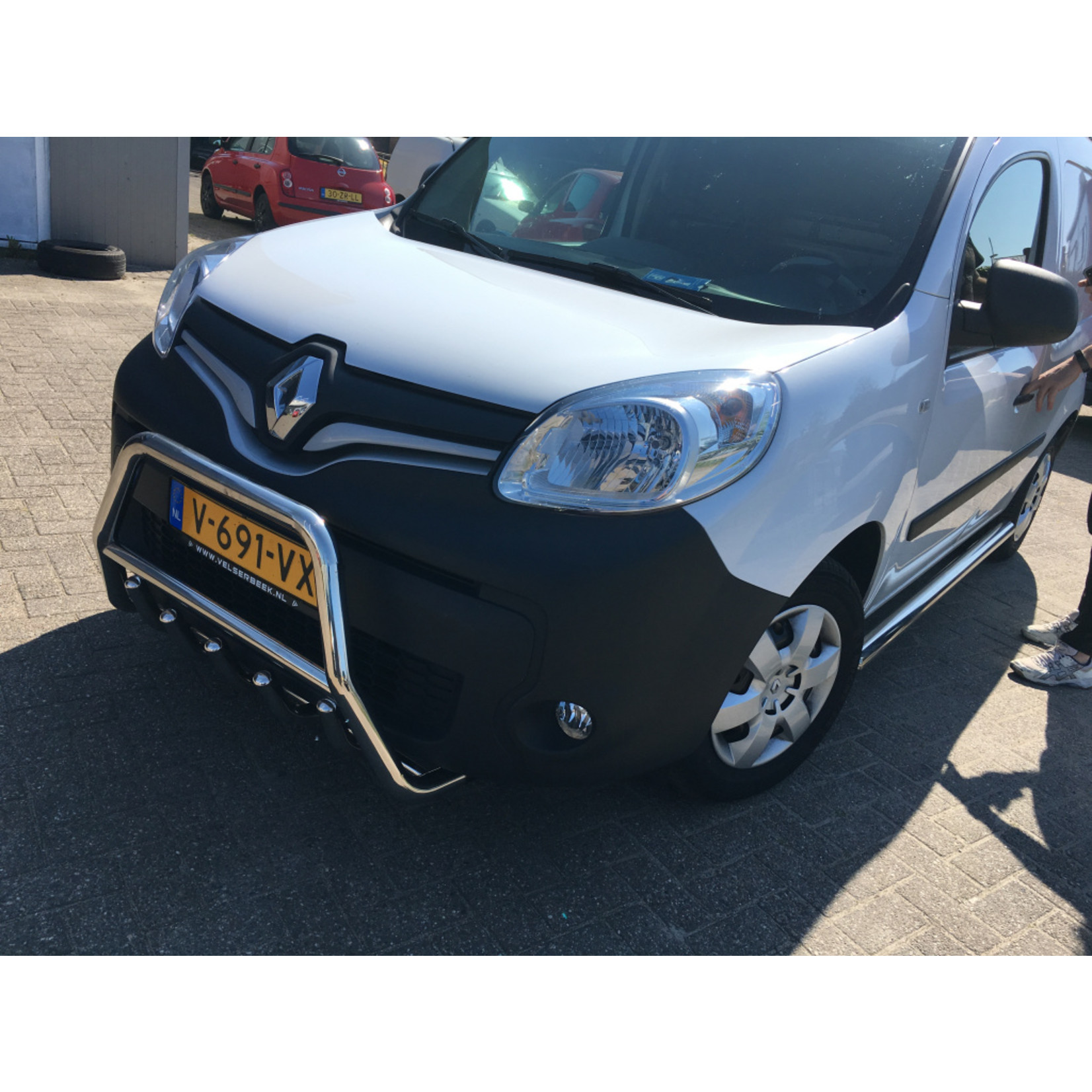 Renault Kangoo II Pushbar Bullbar met carterbescherming - Best-Carstyling