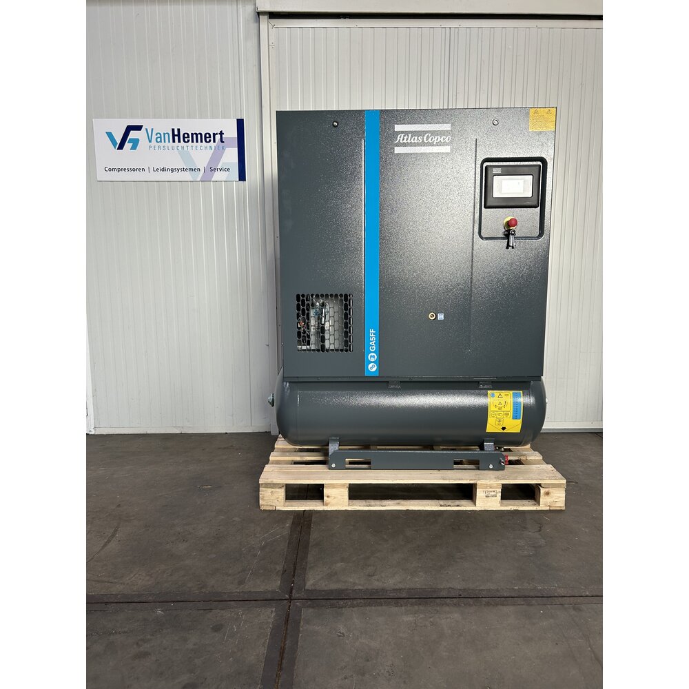 Atlas Copco GA5FF-270 | Schroefcompressor | 702 l/min | Koeldroger ...