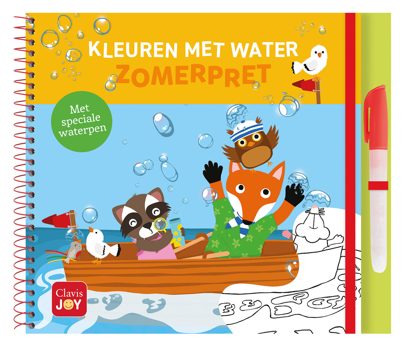 Kleuren met water. Zomerpret - Boeklin
