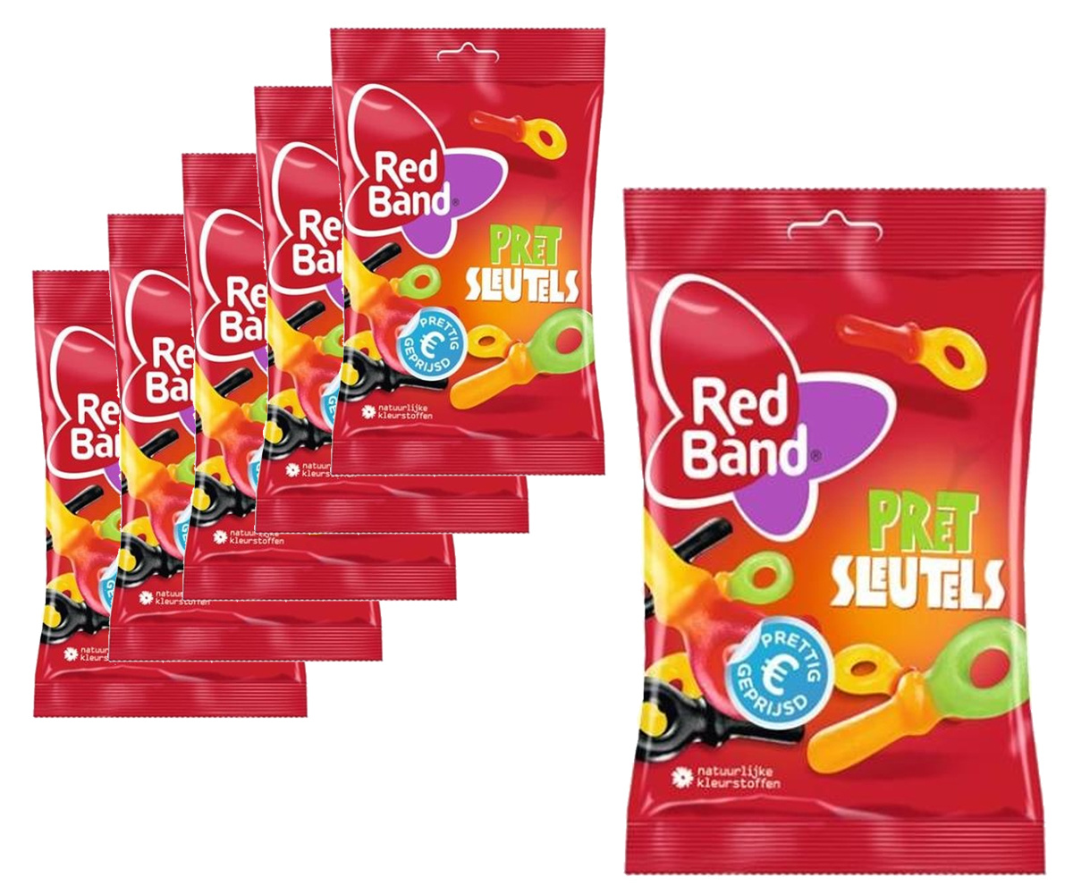 Advantage package of sweets - 6 bags of Red Band Pre -keys of 180 grams ...