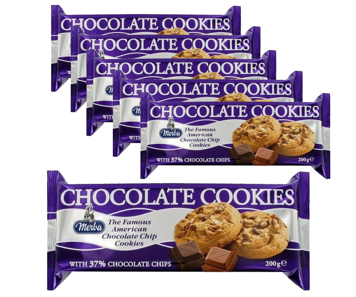 Advantage packaging Candy - 6 Packaging Merba Chocolate Cookies to 200 ...