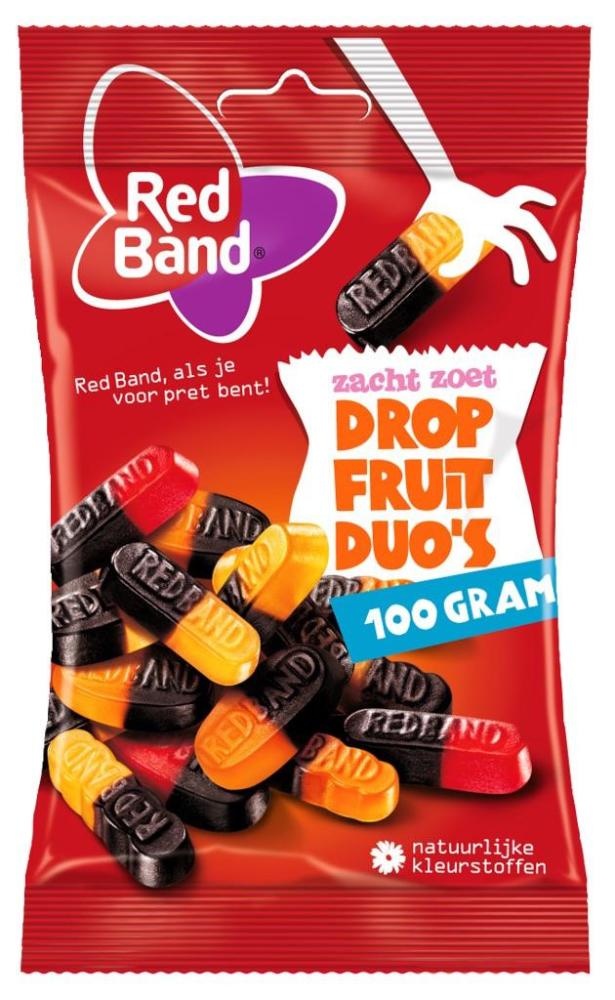 Red Band Dropfruit Duos | Candy & delicacies - Yellow Webshop