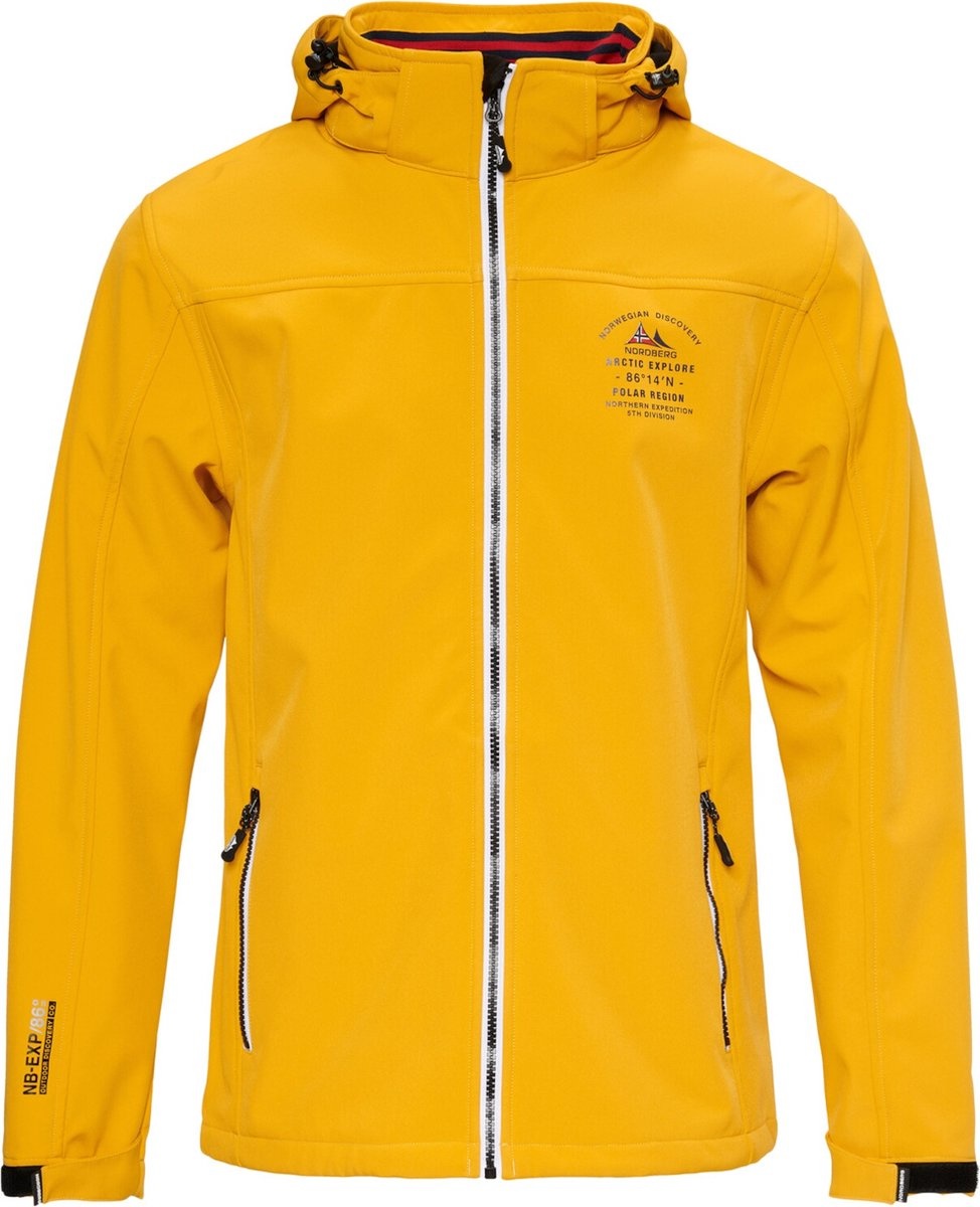 Nordberg Trond - Softshell Outdoor Summer Jacket Men - Yellow - Size M ...