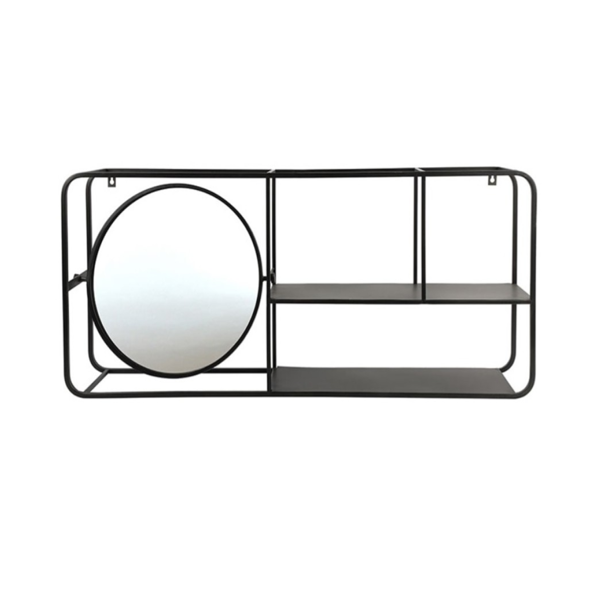 Wall rack Ascona - Black | Living | Furniture - Yellow Webshop