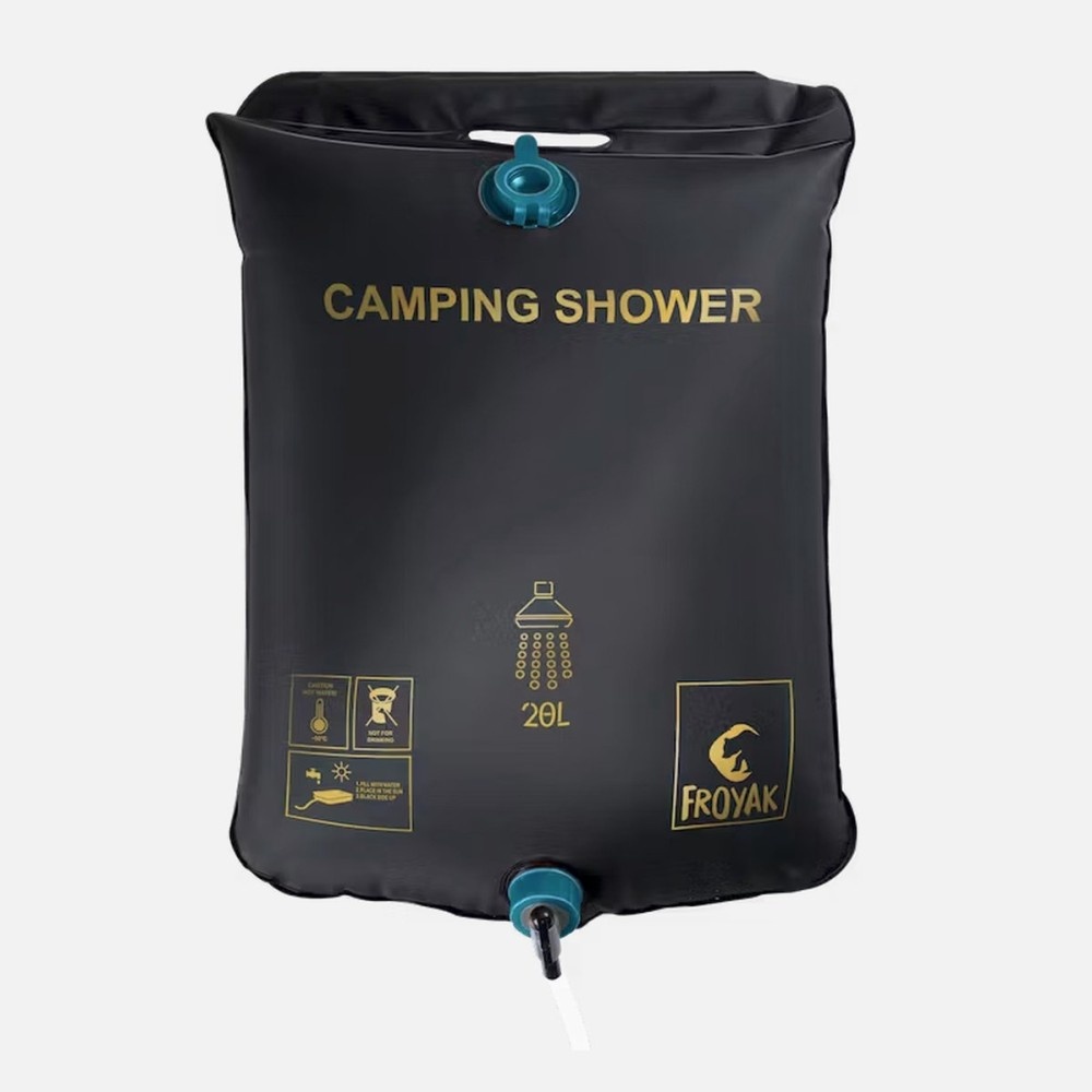 Froyak Camping shower 20 liters | Hobby & Leisure | Camping - Yellow ...