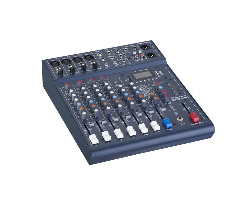 Studiomaster Club XS 8 compacte mixer, 6 kanalen, 8 ingangen - Sommer ...