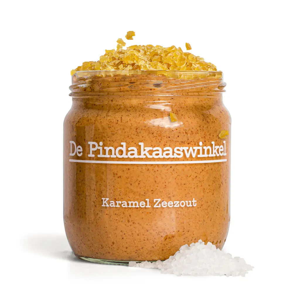 De Pindakaaswinkel - Pindakaas Karamel Zeezout | Van Beekum