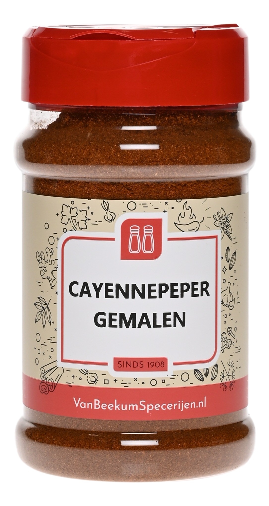 Cayennepeper Gemalen kopen? Scherpe pit - Van Beekum Specerijen