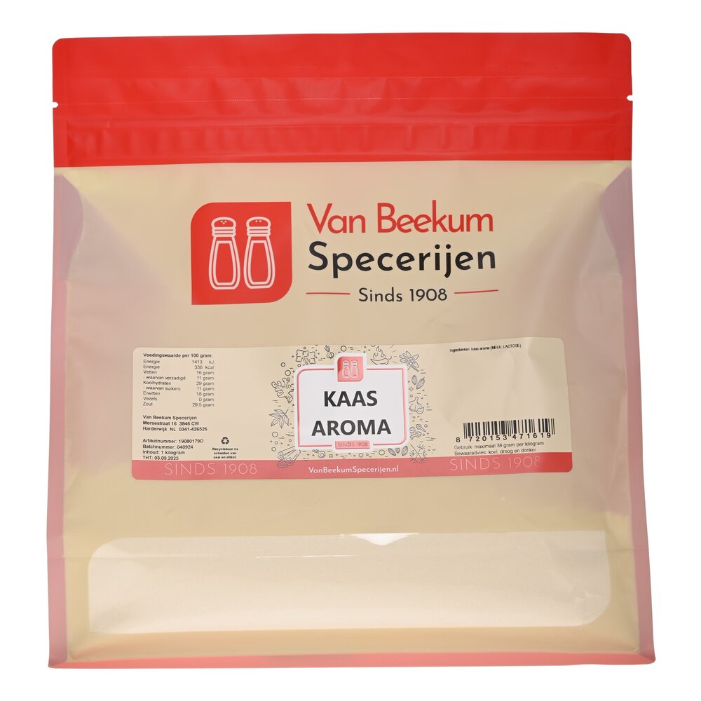 Kaas Aroma Poeder Kopen | Van Beekum Specerijen Sinds 1908