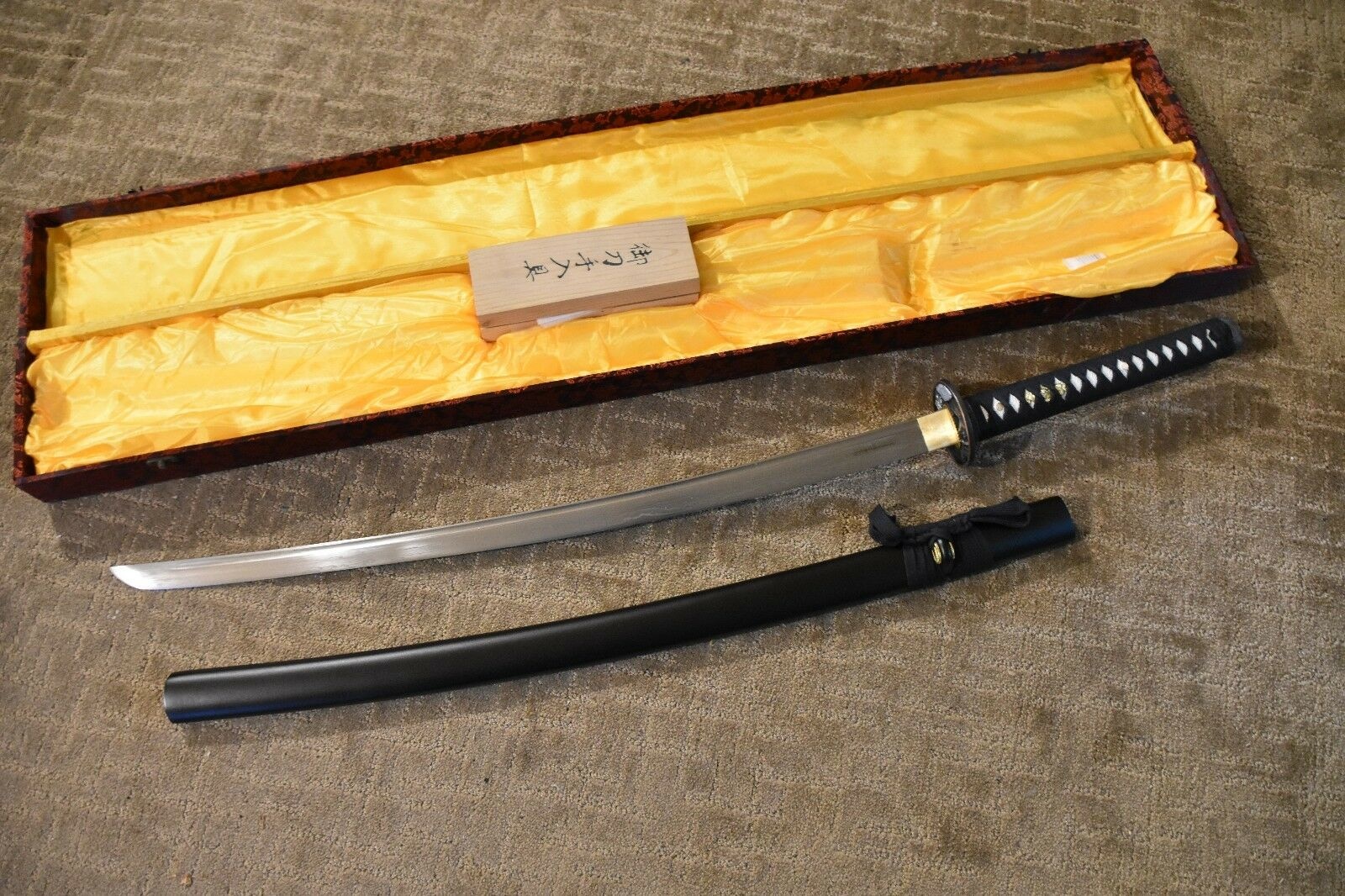 Samurai katana met zwaarden kist - Zwaarden kopen | Zwaarden | Samurai ...