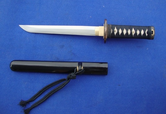 Red samurai tanto knife - ZwaardenShop.com