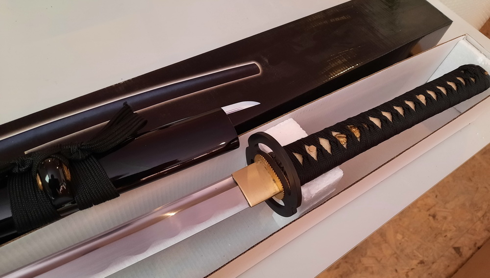 Carbon steel Iaido samurai zwaard mus - Zwaarden kopen | Zwaarden ...