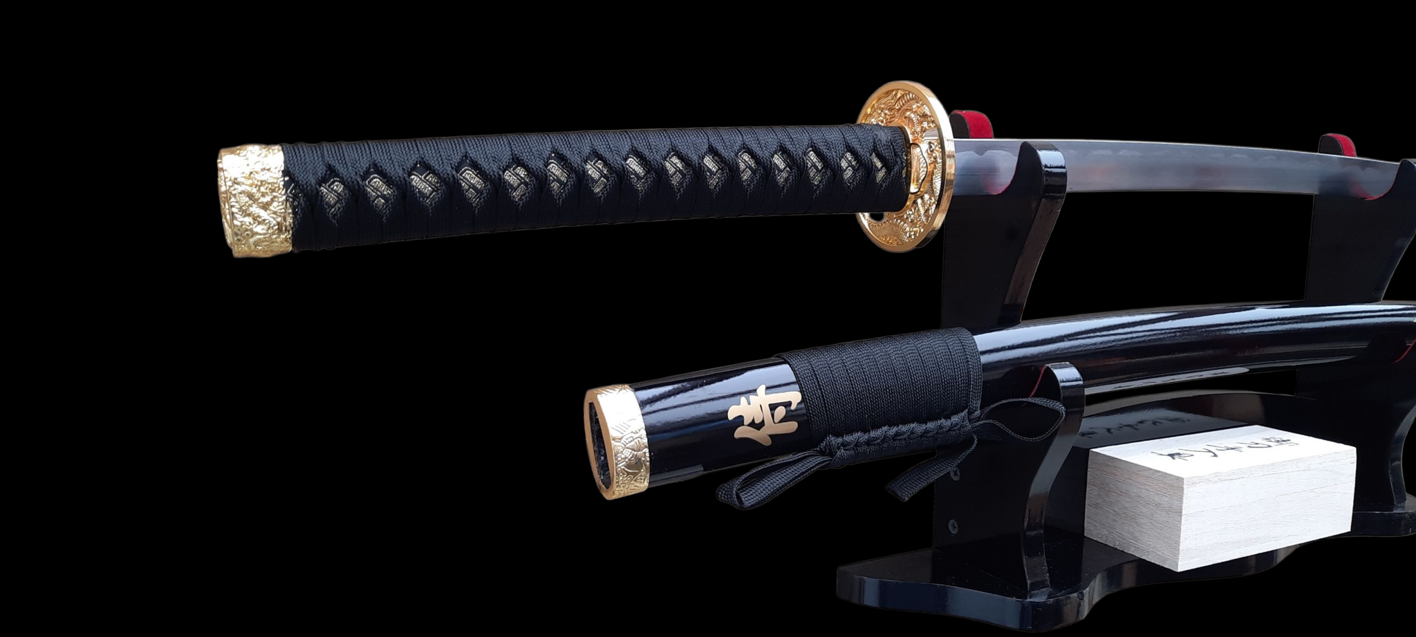 Rvs katana gold - Zwaarden kopen | Zwaarden | Samurai zwaarden kopen ...