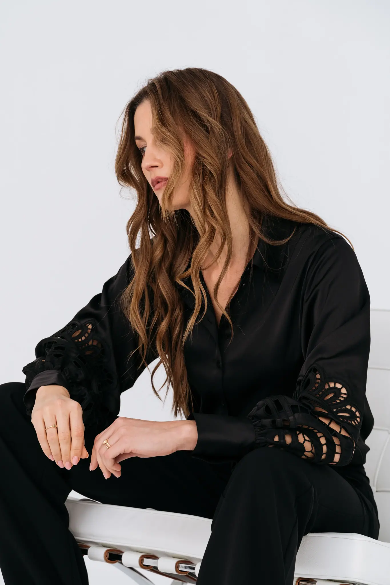 Maicazz Blouse Lilo WI24.20.303 Black - De Ridder schoenen