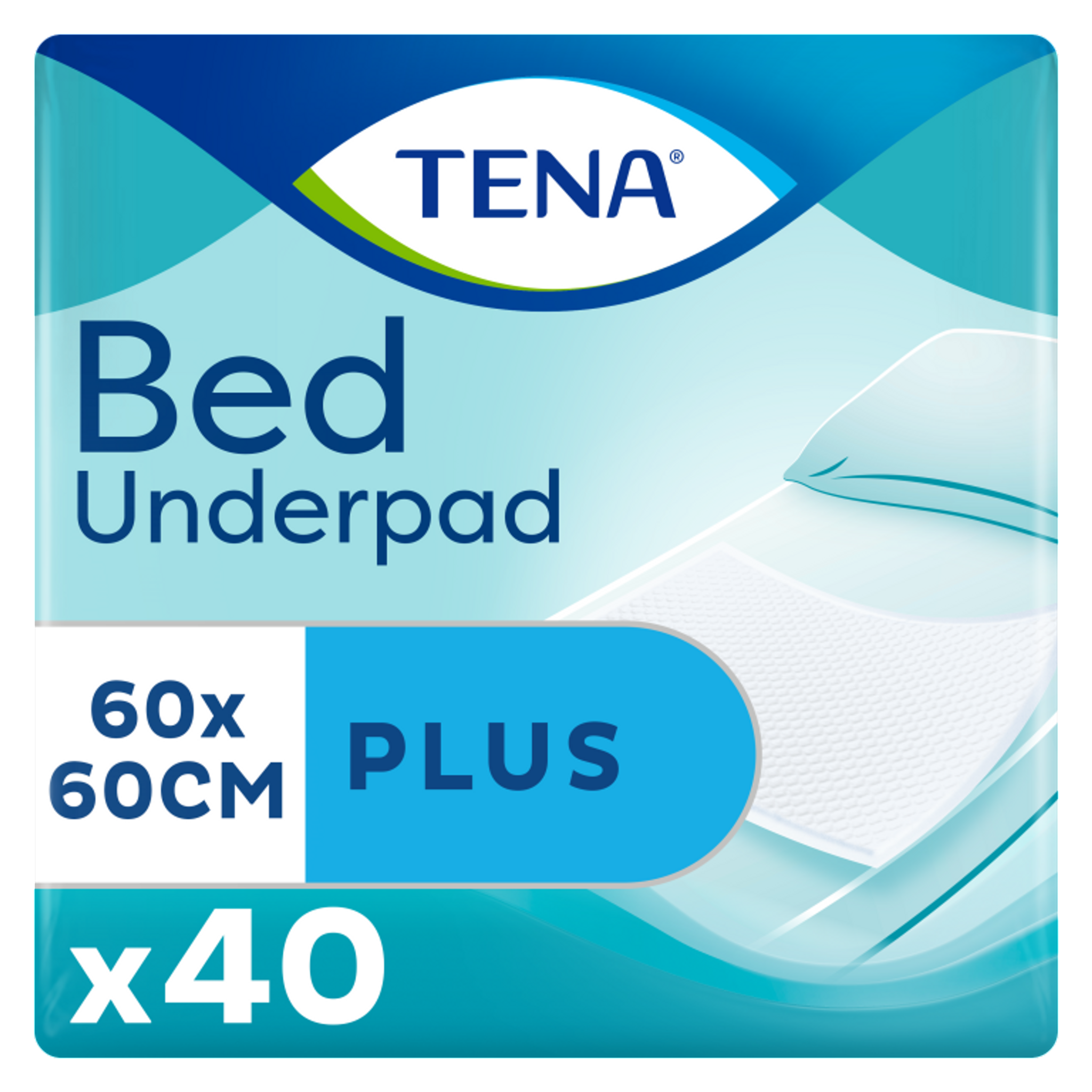 TENA Bed Plus 60x60 cm 40 stuks (Tip!) | HulpmiddelOnline.nl