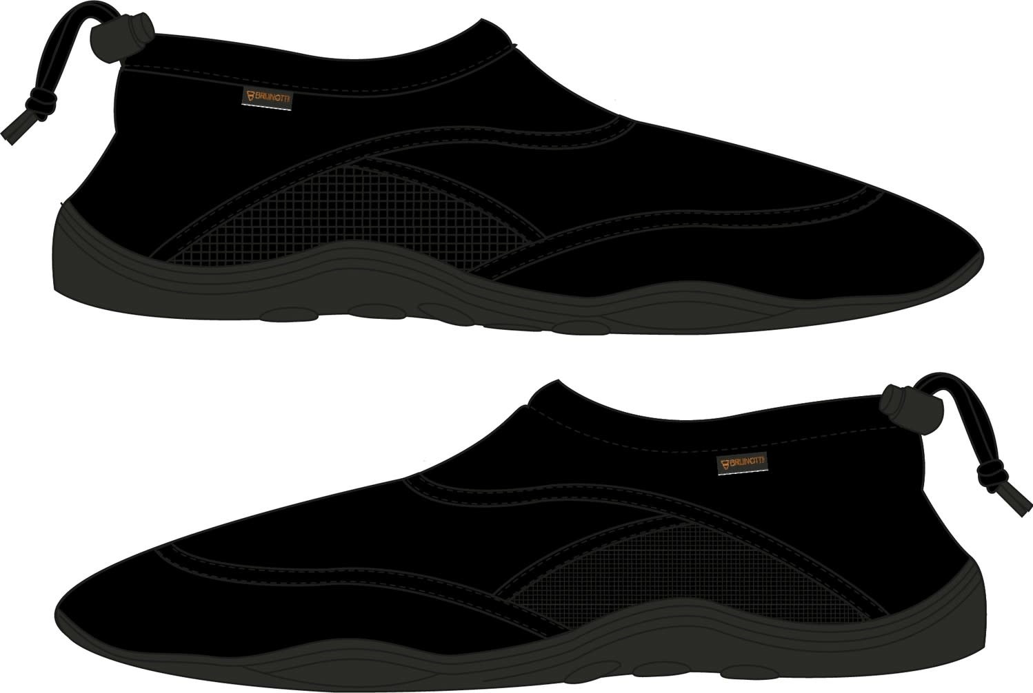 Brunotti Aqua waterschoen Zwart - Diveoutlet