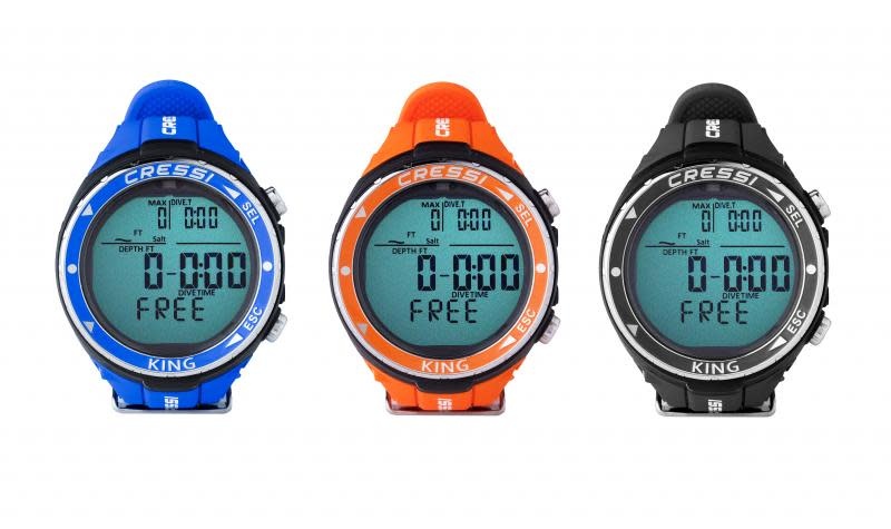 Cressi King Freedive Computer - Diveoutlet