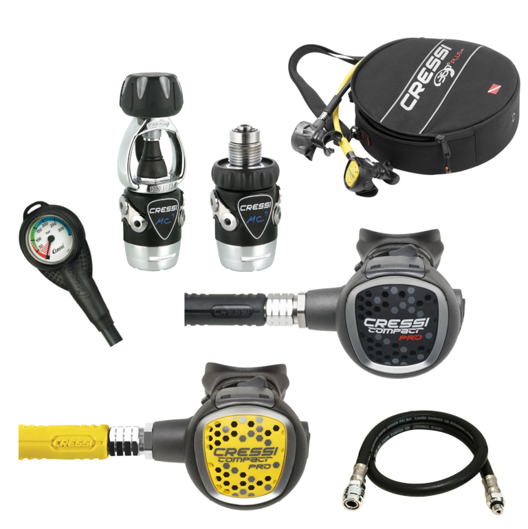 Cressi MC9 SC Compact Pro complete set - Diveoutlet