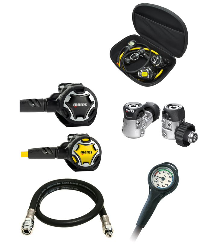 Mares DUAL 15X DUAL complete set - Diveoutlet