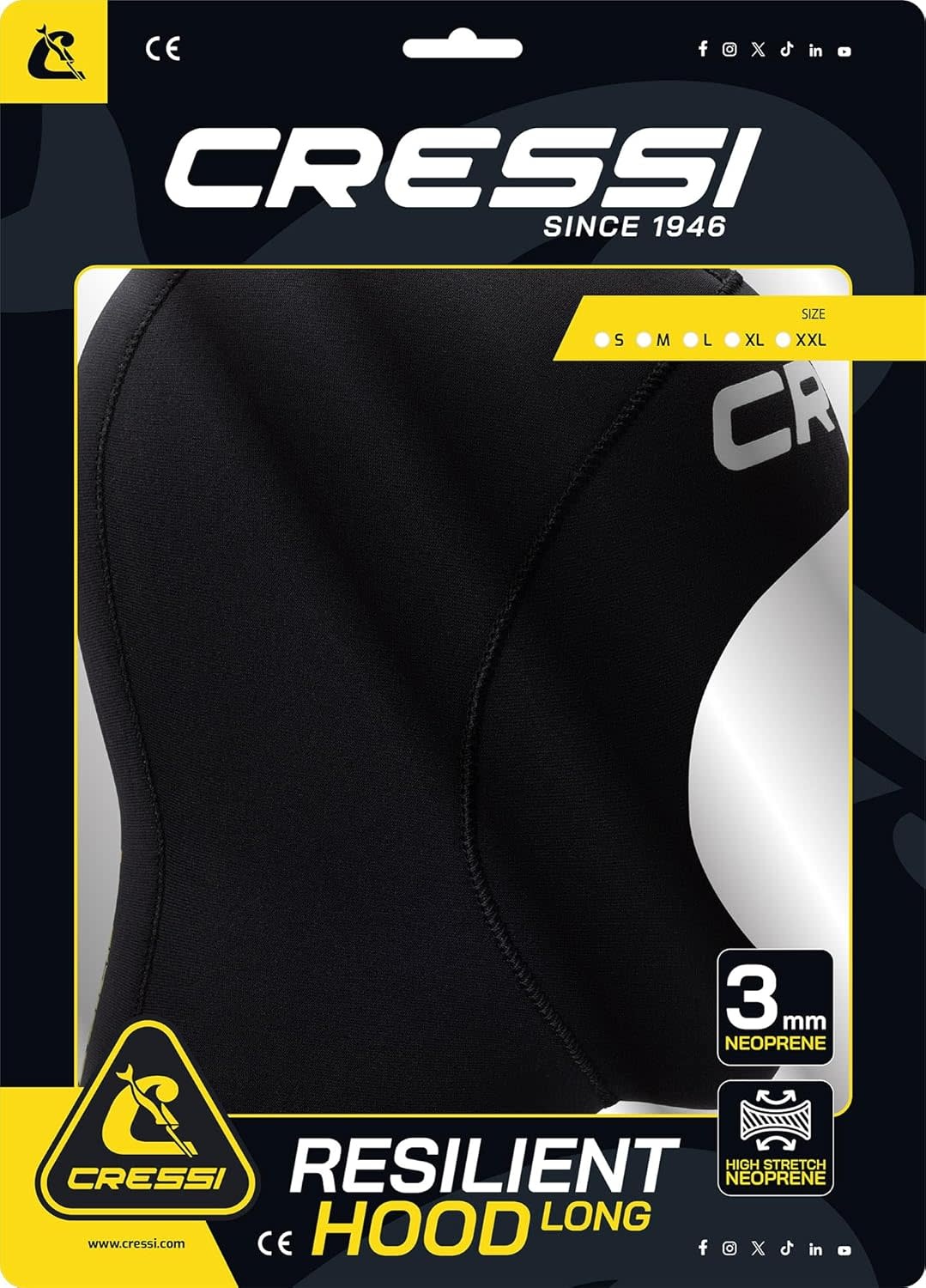 Cressi 3mm Resilient Hood - Diveoutlet