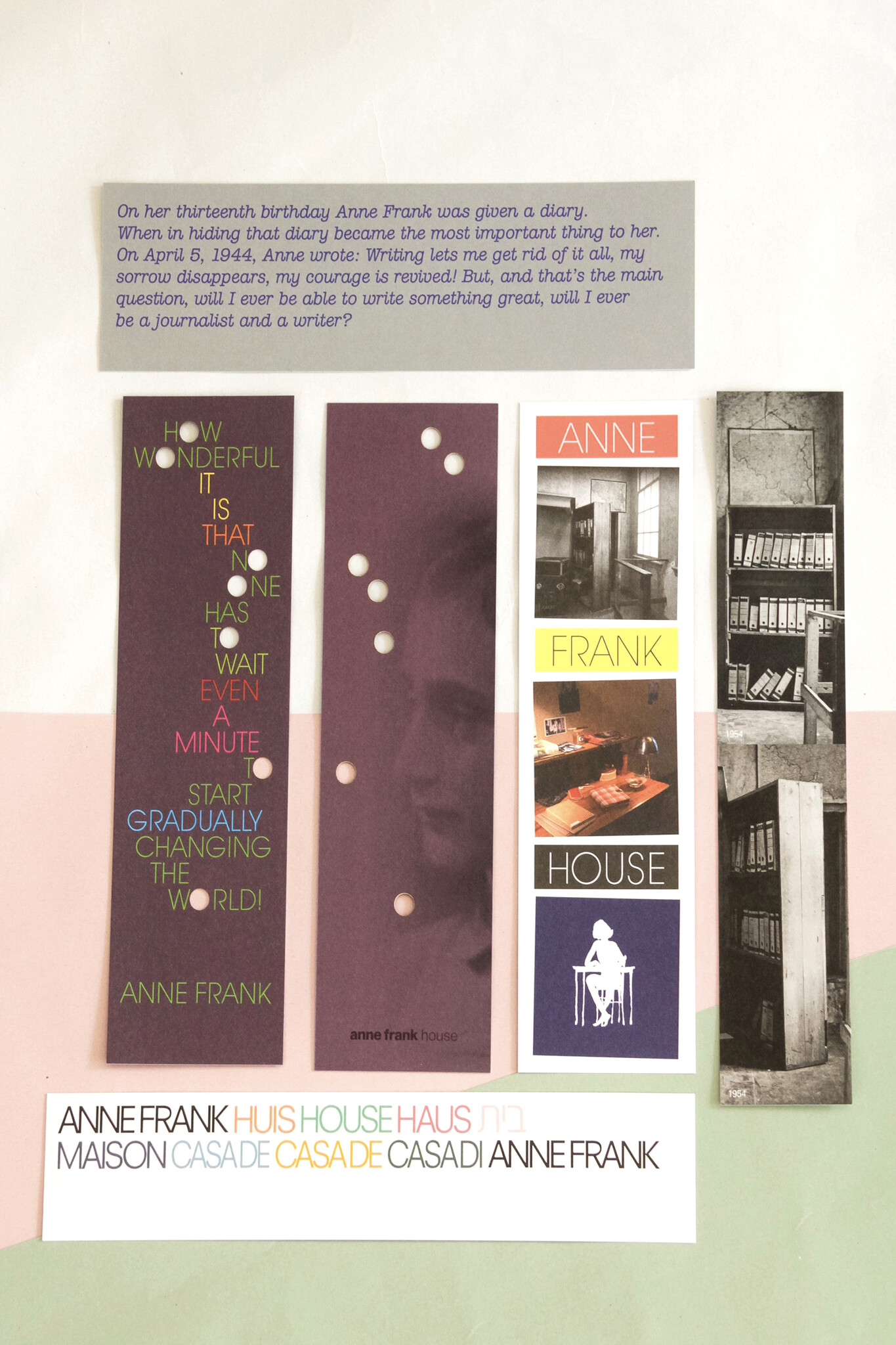 Bookmarks - Anne Frank House