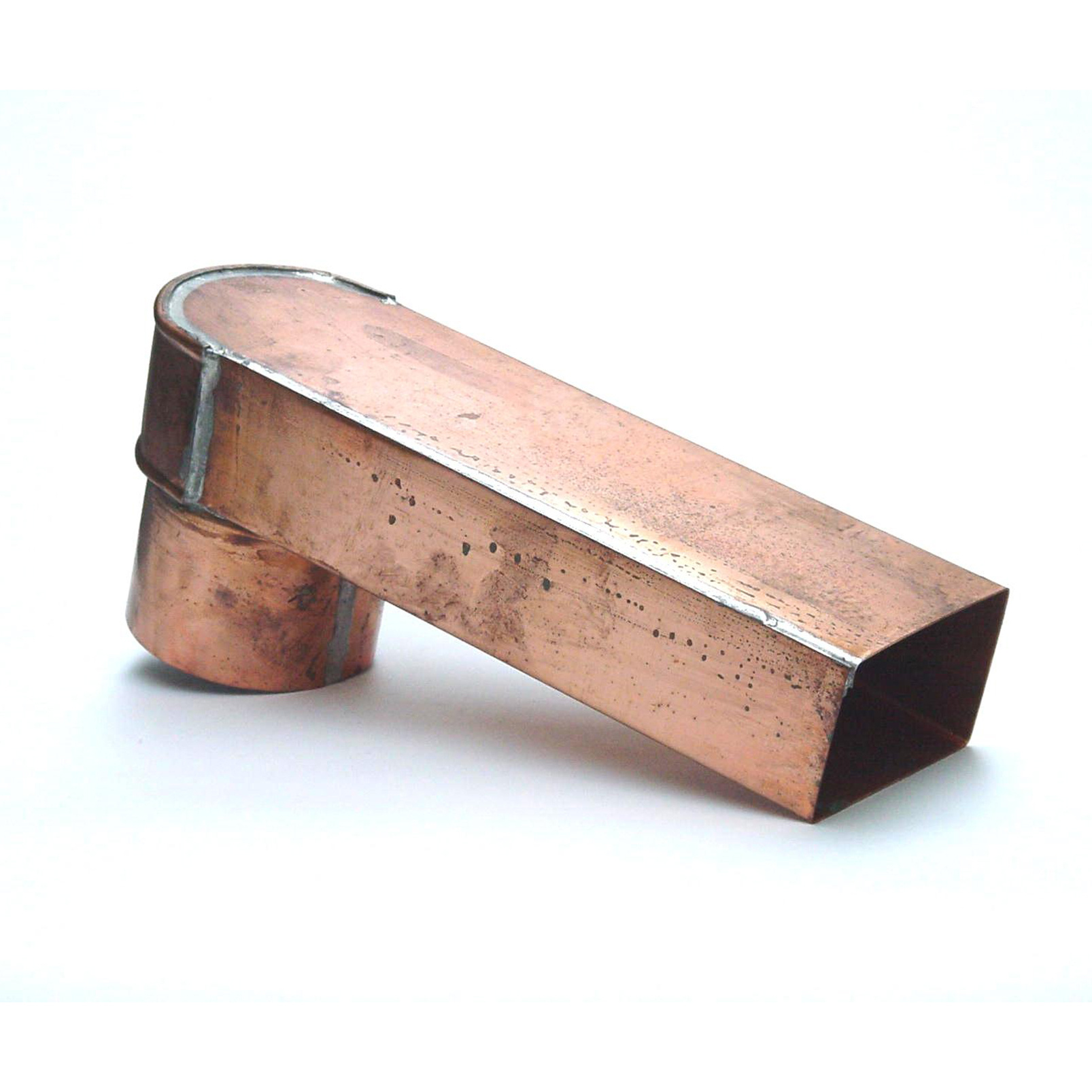 Koper Stadsuitloop - 80 aansluiting 60 x 80 mm