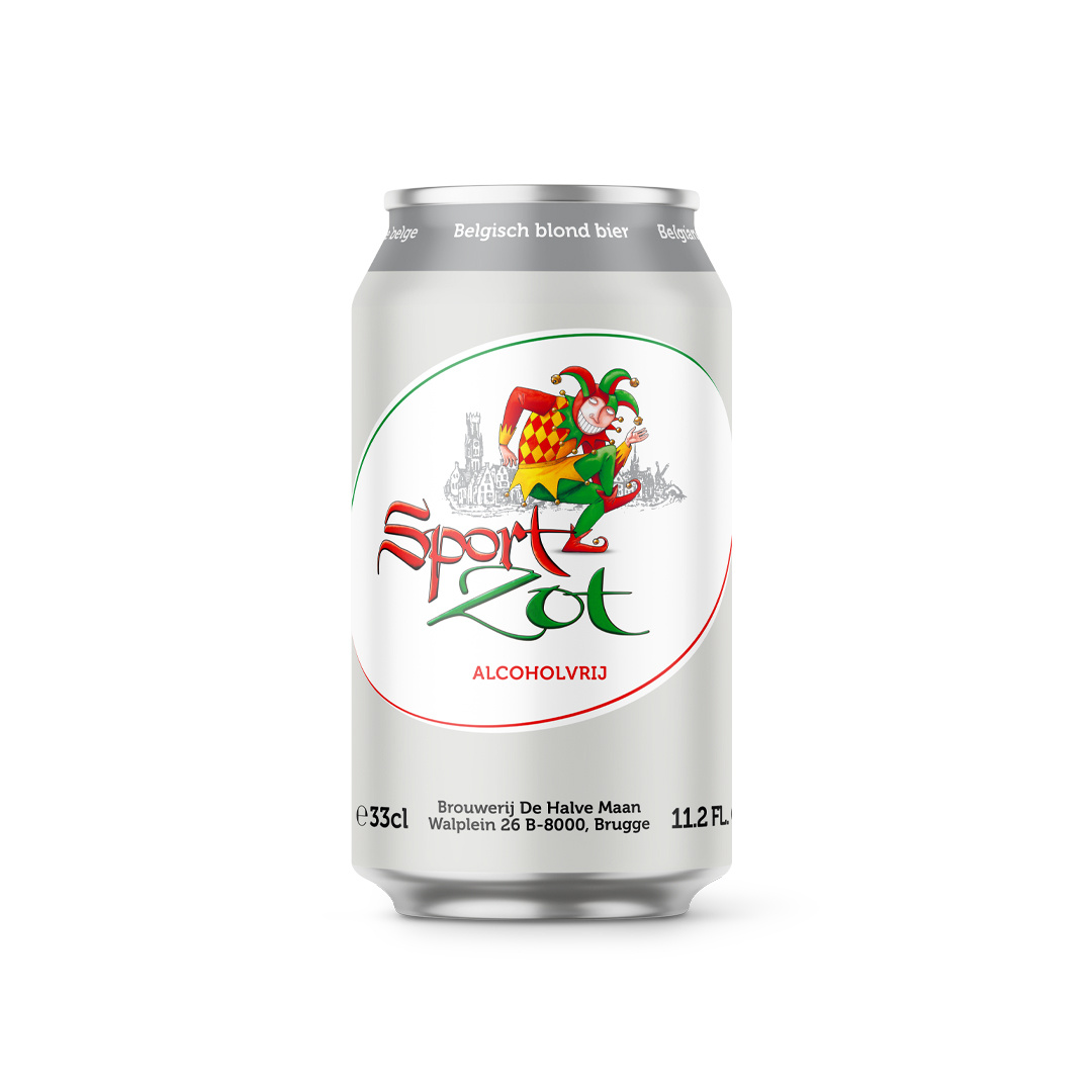 Sportzot canette 33cl - Huisbrouwerij De Halve Maan BVBA