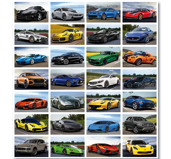 Supercars stickers | 28 stuks | Voor autoliefhebbers | Stammetjes.nl ...