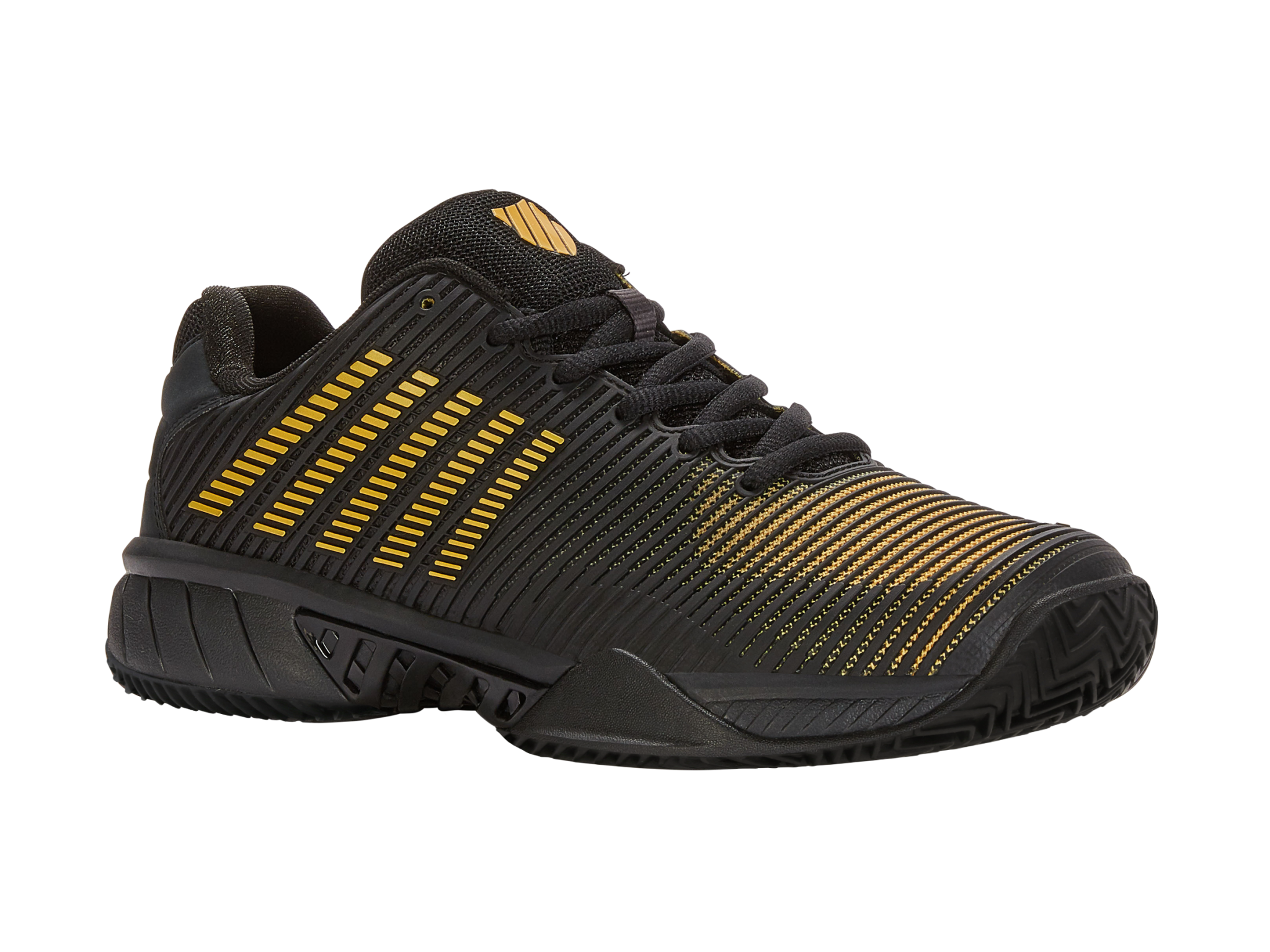 K-Swiss Hypercourt Express 2 Black - Yellow - Tennis Store NL