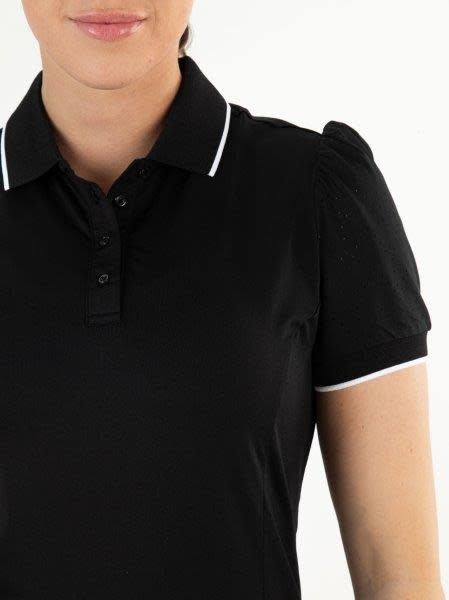 Sjeng Holy Polo Black - Tennis Store NL