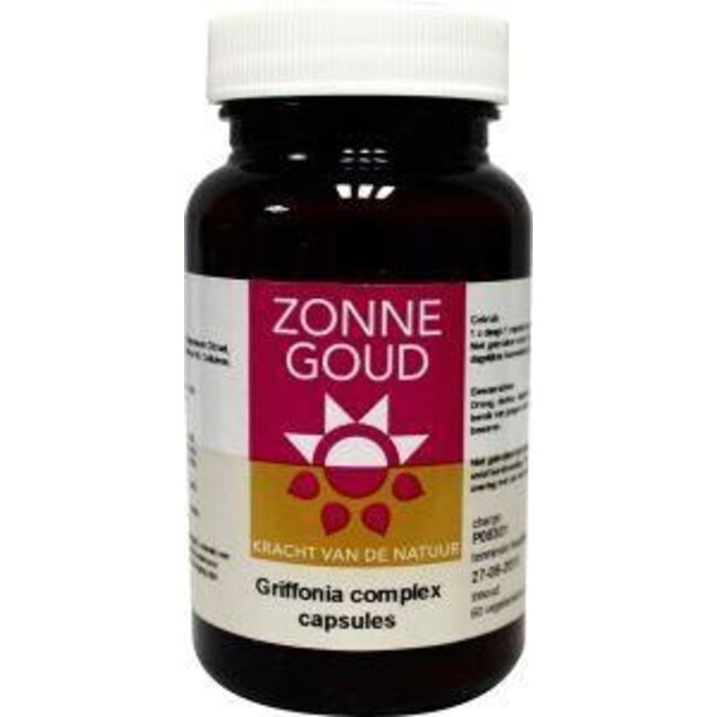 Zonnegoud Griffonia complex (60 caps) - VitAdvice BV