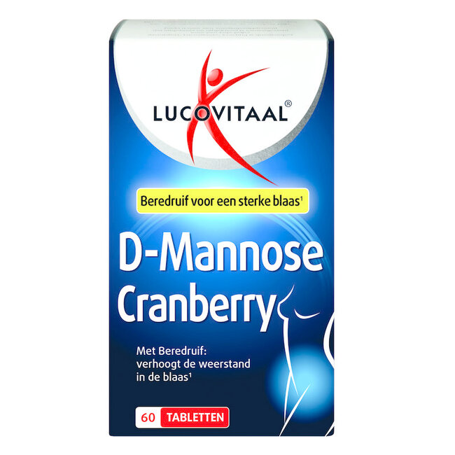 Lucovitaal D-mannose cranberry (60 tab) - VitAdvice BV