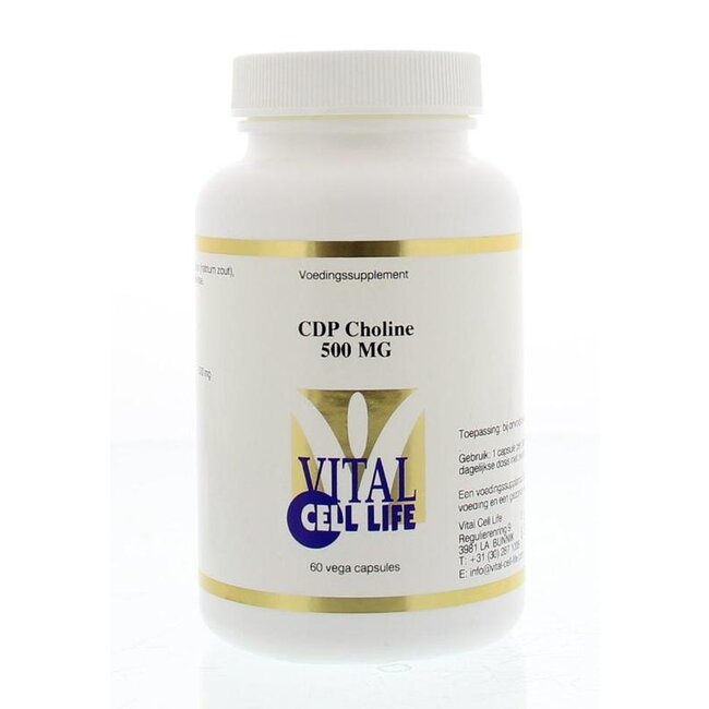 Vital Cell Life CDP Choline 500 mg (60 caps) - Vitadvice BV