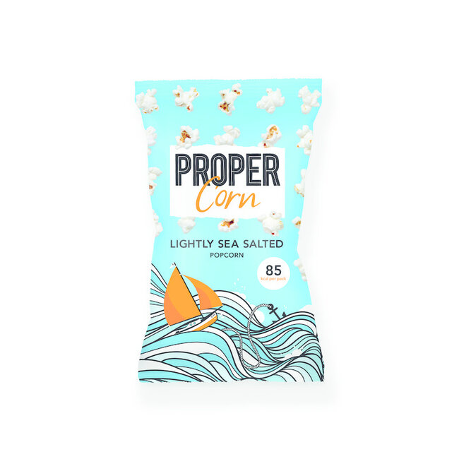 Propercorn Popcorn lightly sea salted (20 gr) - VitAdvice BV